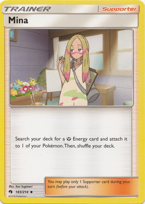Mina - 183/214 Pokemon SM Lost Thunder Uncommon – PokeOrder.com