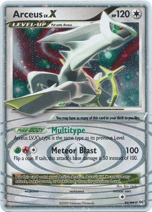 Pokemon Arceus Ultra Rare Card - Arceus LV.X 95/99 – PokeOrder.com