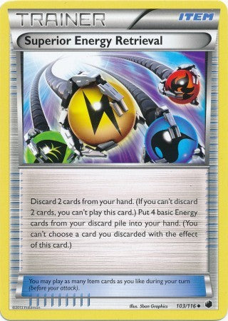 Superior Energy Retrieval 103/116 - Pokemon Plasma Freeze Uncommon Card ...