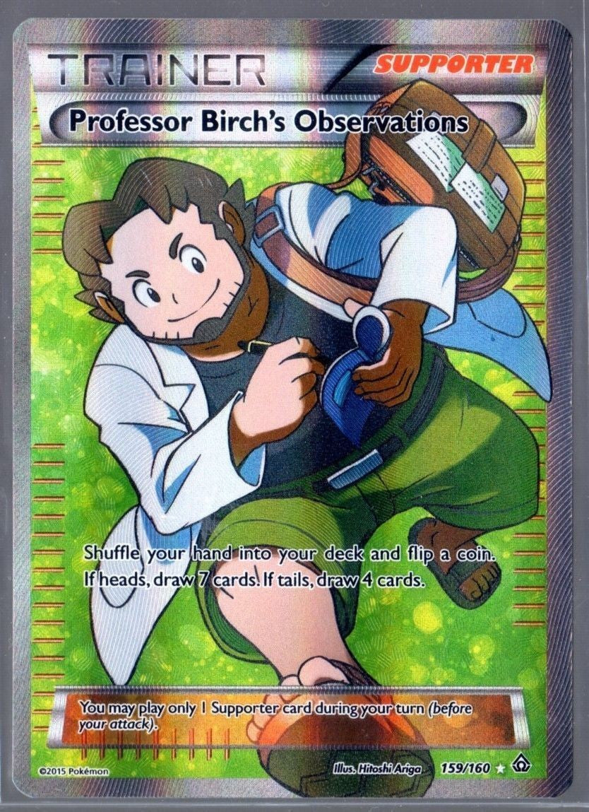 Professor Birch's Observations 159/160 Full Art Primal Clash Single ...